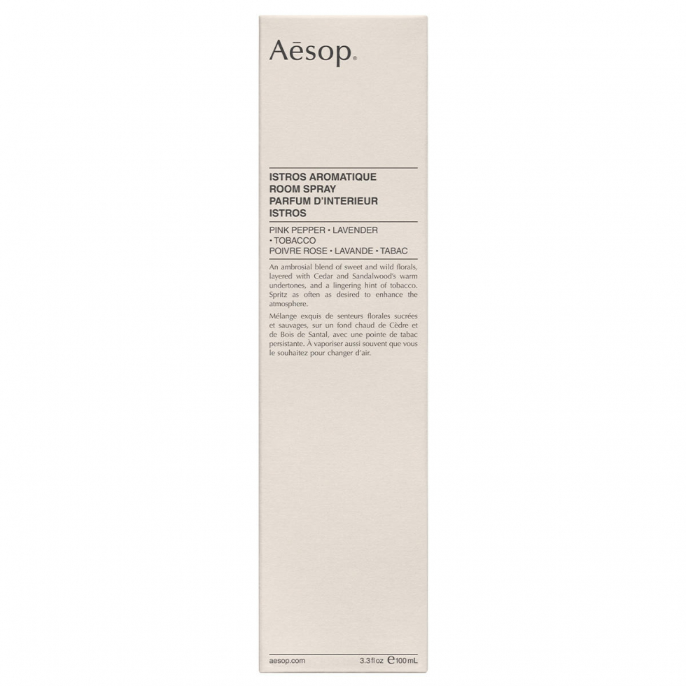 Aesop Istros Aromatique Room Spray 100 | baslerbeauty