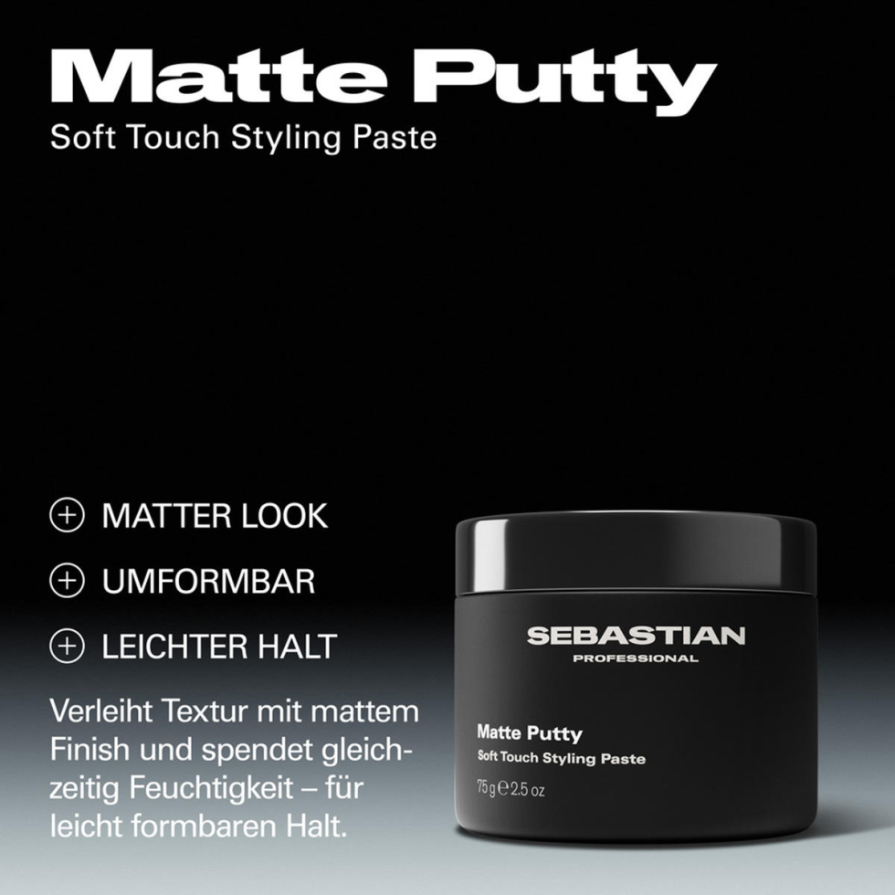 Sebastian Matte Putty Soft Touch Stylin | baslerbeauty