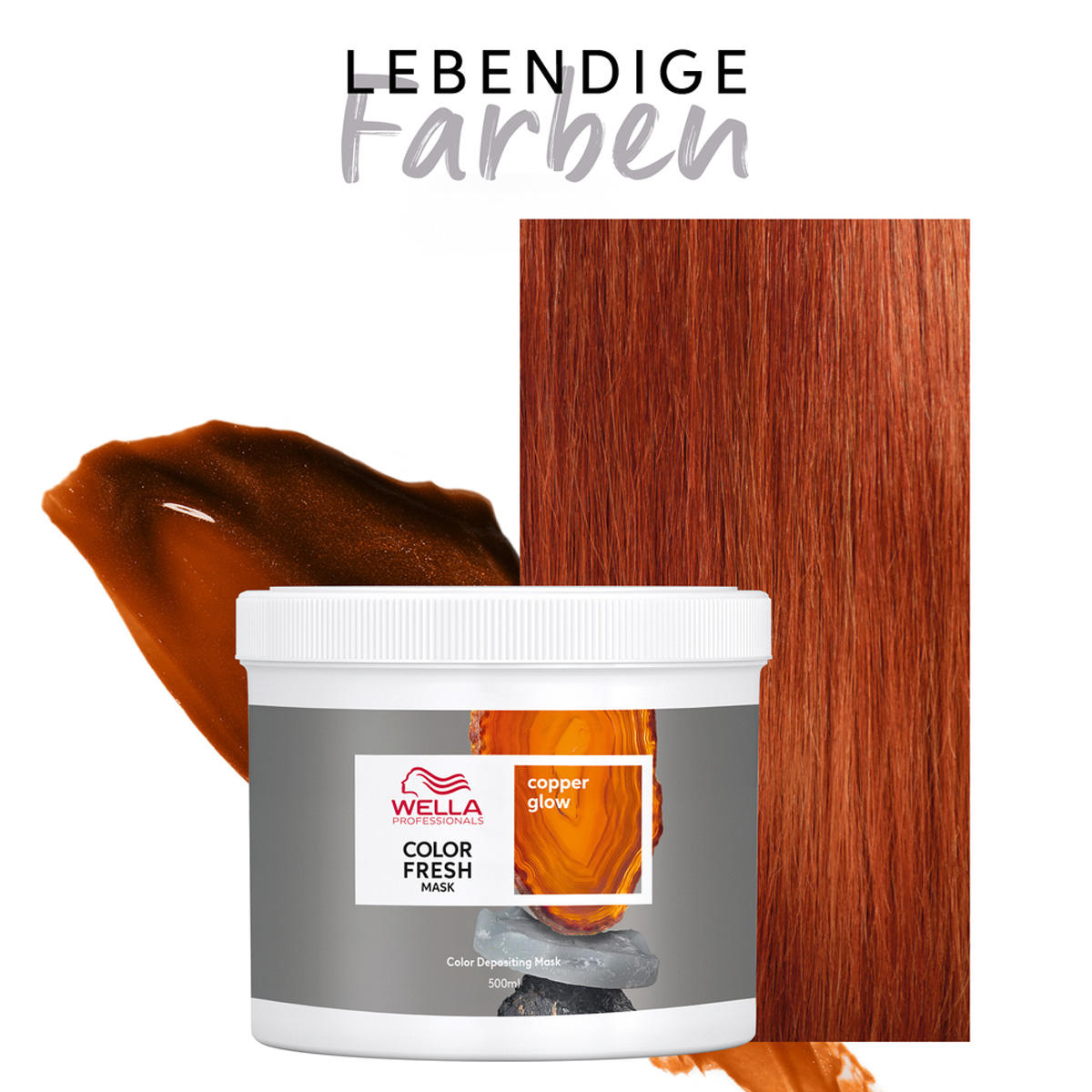 Wella Professionals Color Fresh Mask Copper Glow 500 ml | baslerbeauty