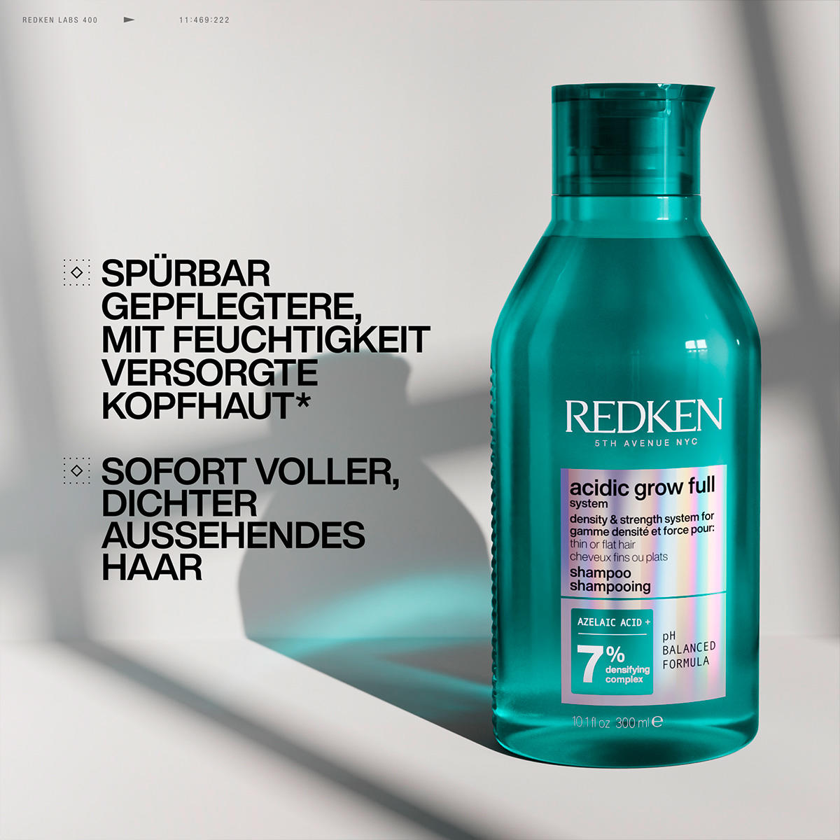 Redken acidic grow full system Shampoo | baslerbeauty