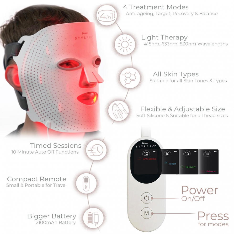 STYLPRO Wavelength LED Face Mask acheter en ligne | baslerbeauty